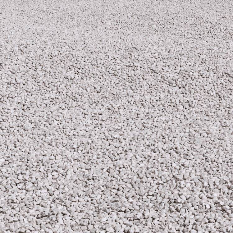 10mm Limestone Gravel White - Large Area - Forest Pack library for 3ds Max