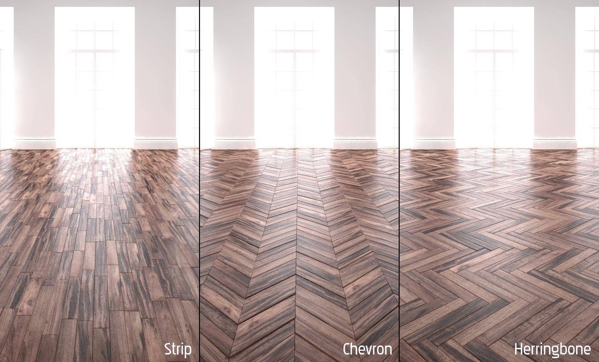 Tutorial - How to create 3 types of parquet floor with RailClone
