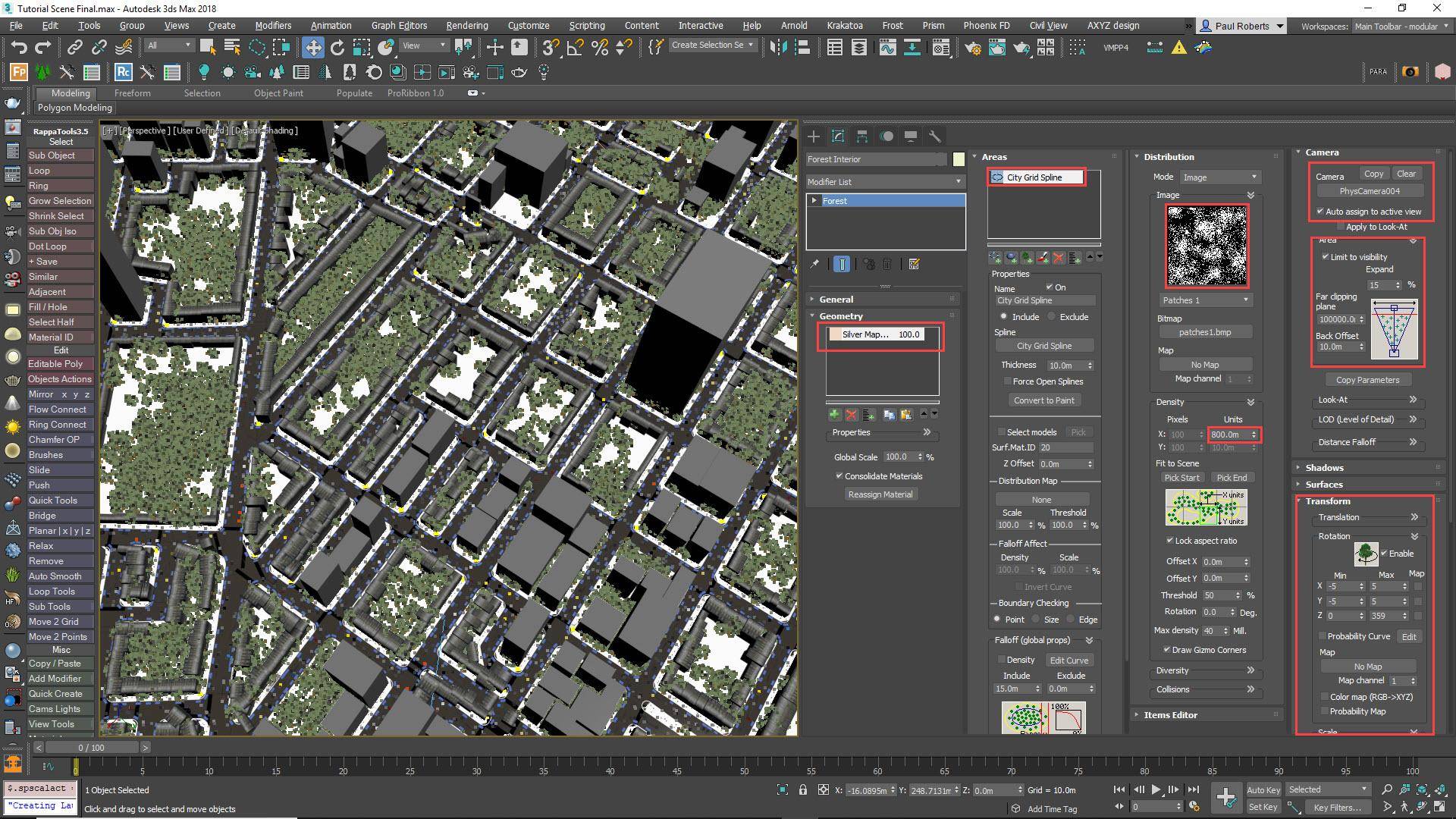 Tutorial - Creating Cityscapes with RailClone in 3ds Max