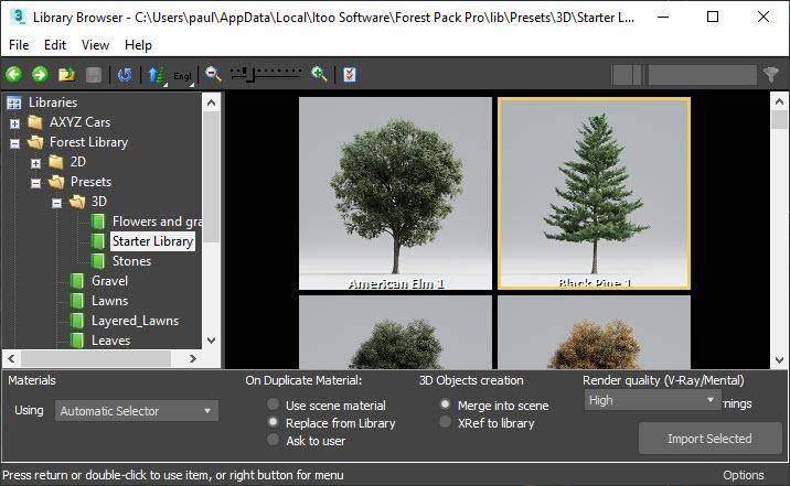 Tutorial - 20 Million Trees with Forest Pack Pro