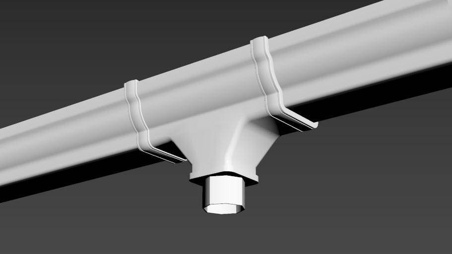 Didacticiel - Modelling Gutters in 3ds Max with RailClone