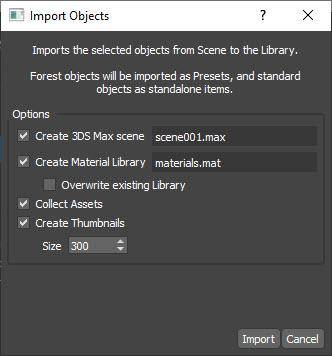 Tutorial - How to add items to the Forest Pack 7 Library